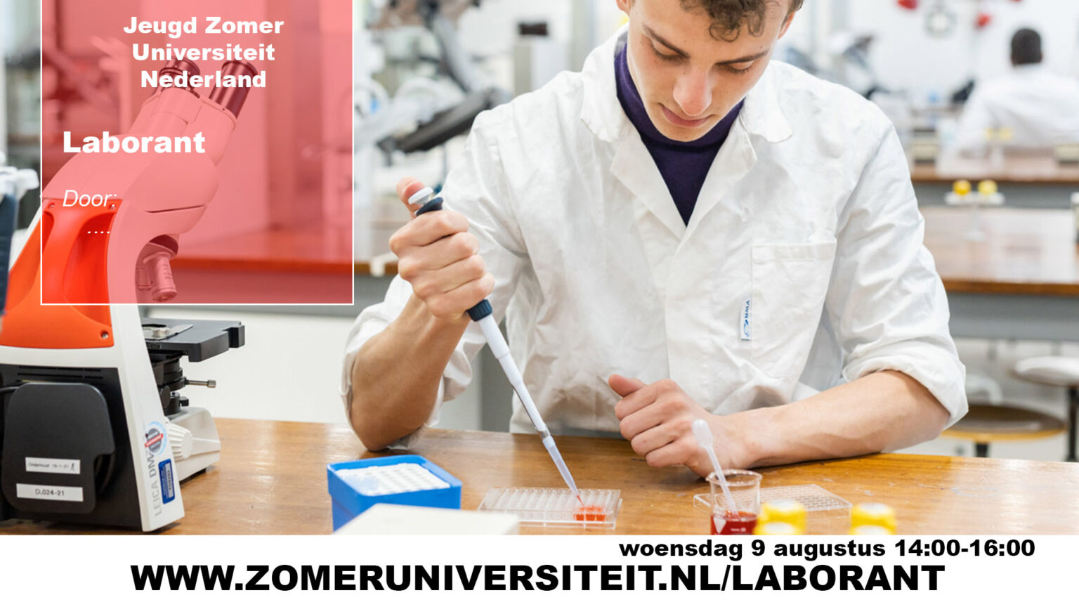 Laborant – Jeugd Zomer Universiteit